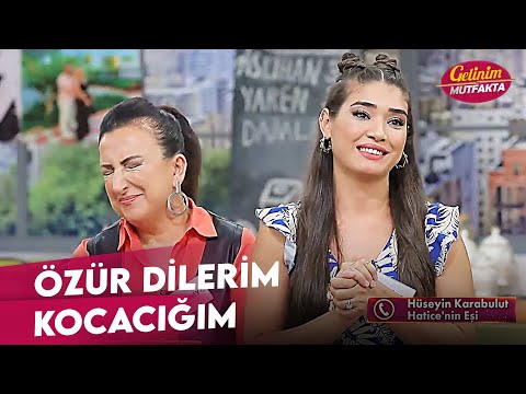 Hatice'nin Eşi Yayına Bağlandı - Gelinim Mutfakta 17 Ekim Pazartesi