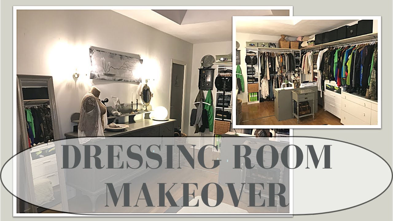 DRESSING ROOM MAKEOVER - THRIFT FLIPS AND REVEAL - YouTube