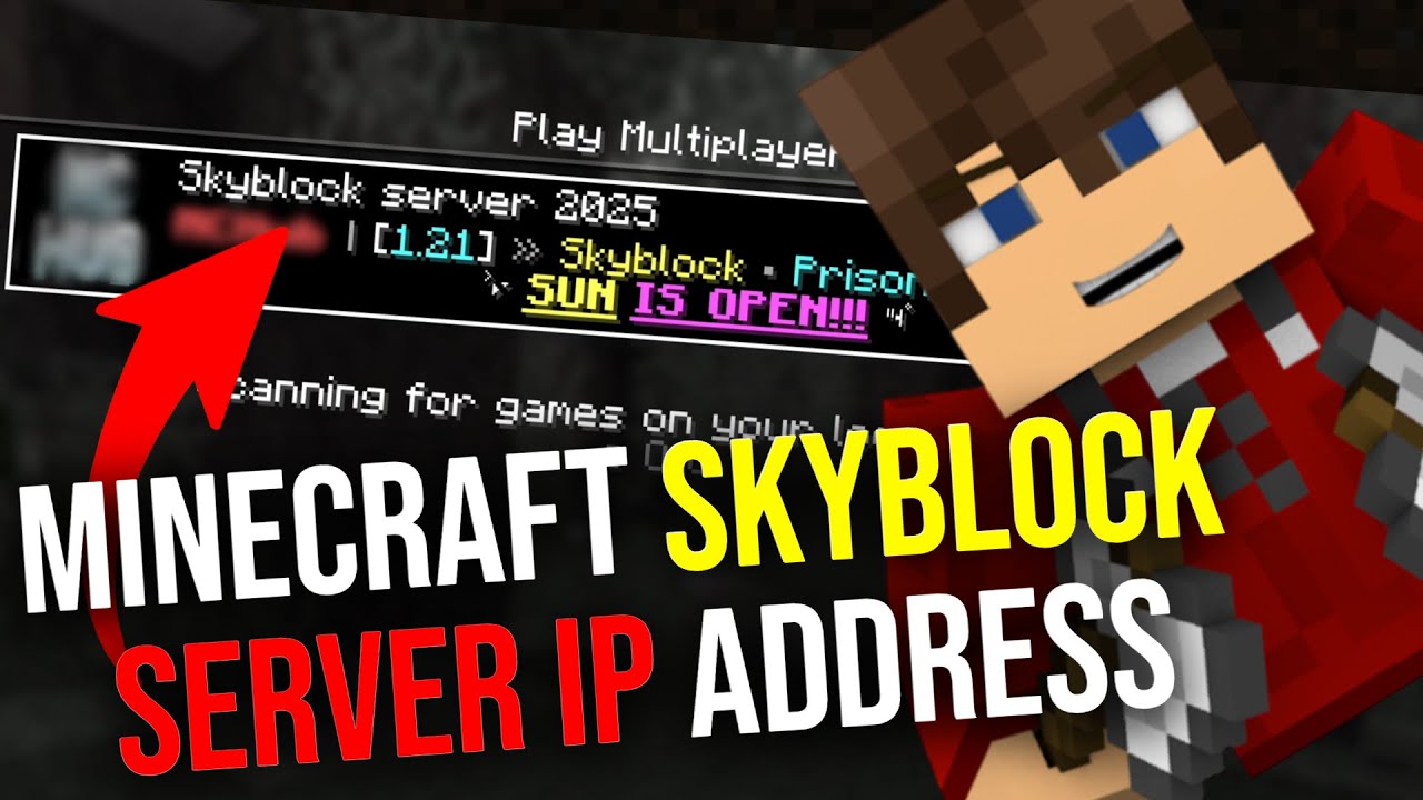 Minecraft Skyblock Server IP (2025) - YouTube
