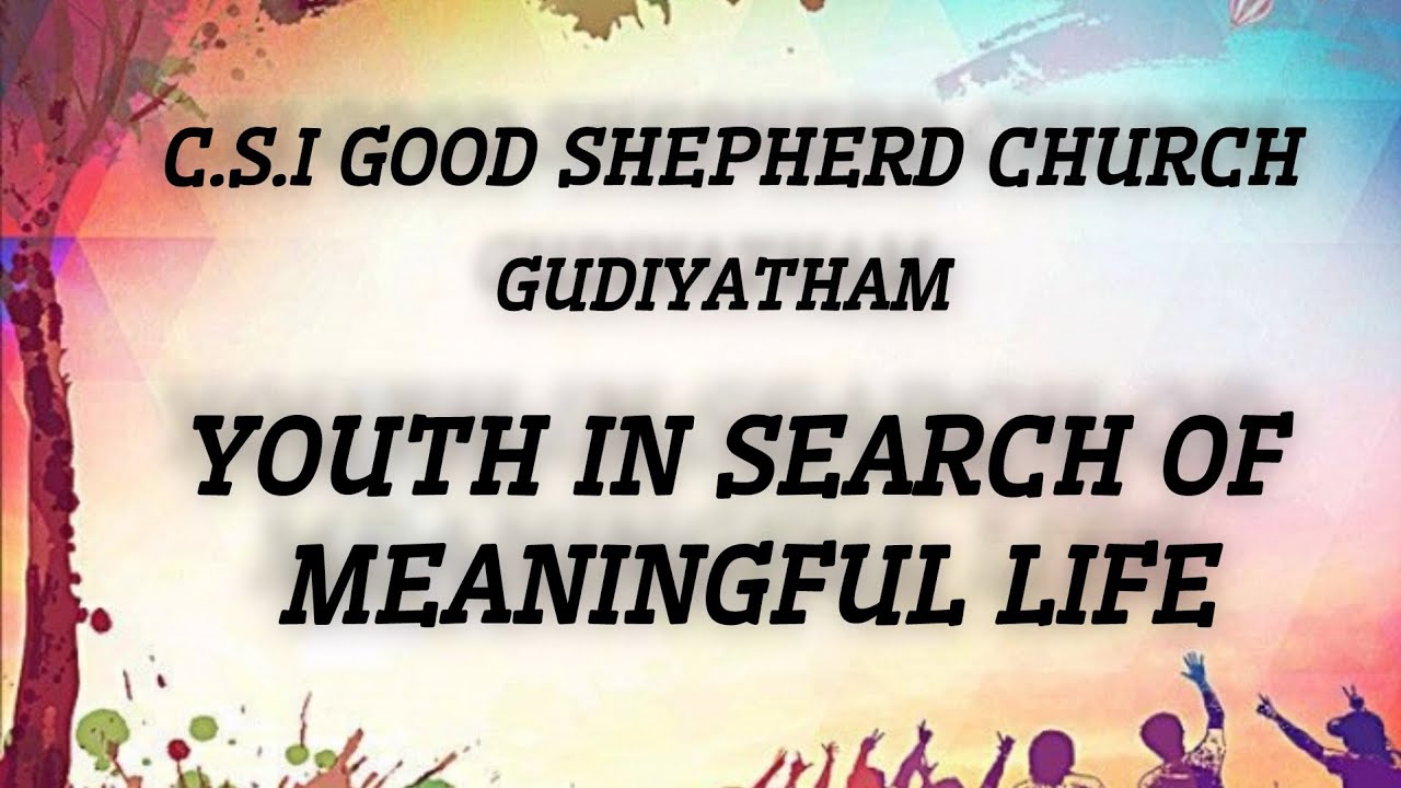 CSI Good Shepherd Church Gudiyattam | Youth Sunday | Sermon | 10.11. ...