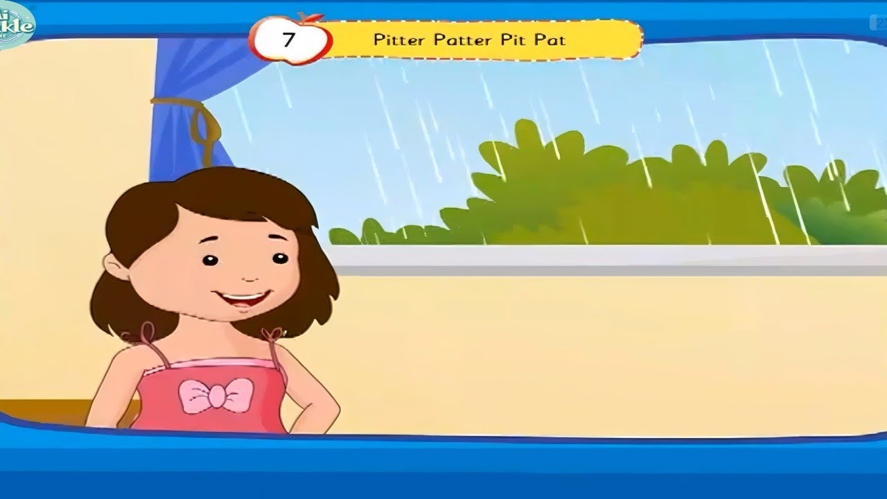 pitter patter pit pat ☔️ | fun rainy day rhyme for kids | english ...