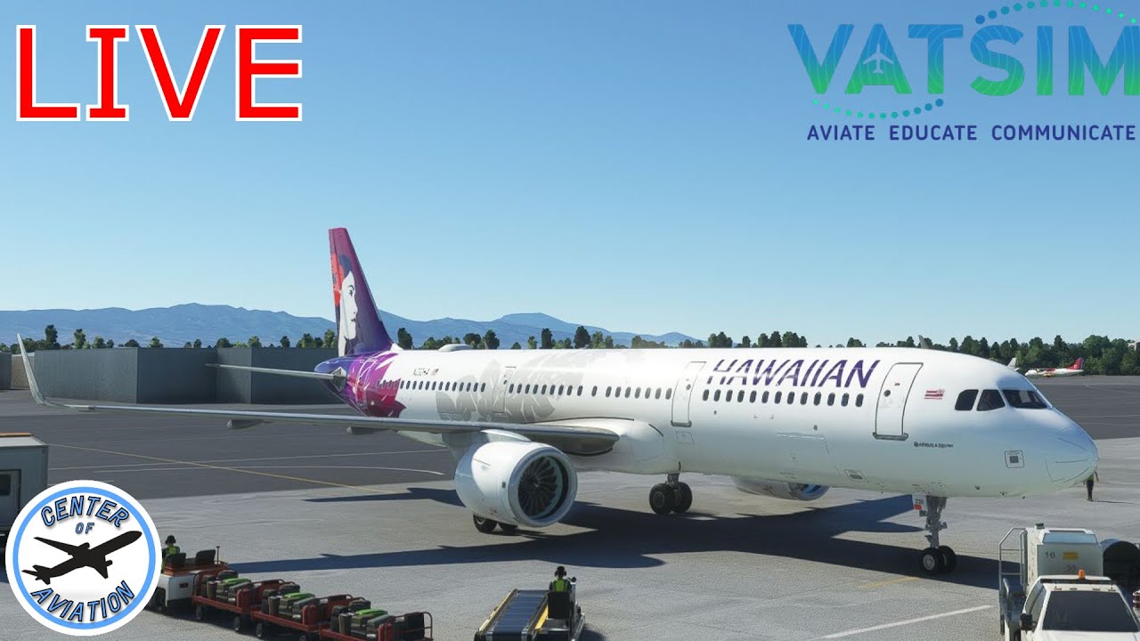 Hawaiian Island Hopping! | VATSIM | Flight Controls Cam | PHNL - PHKO ...