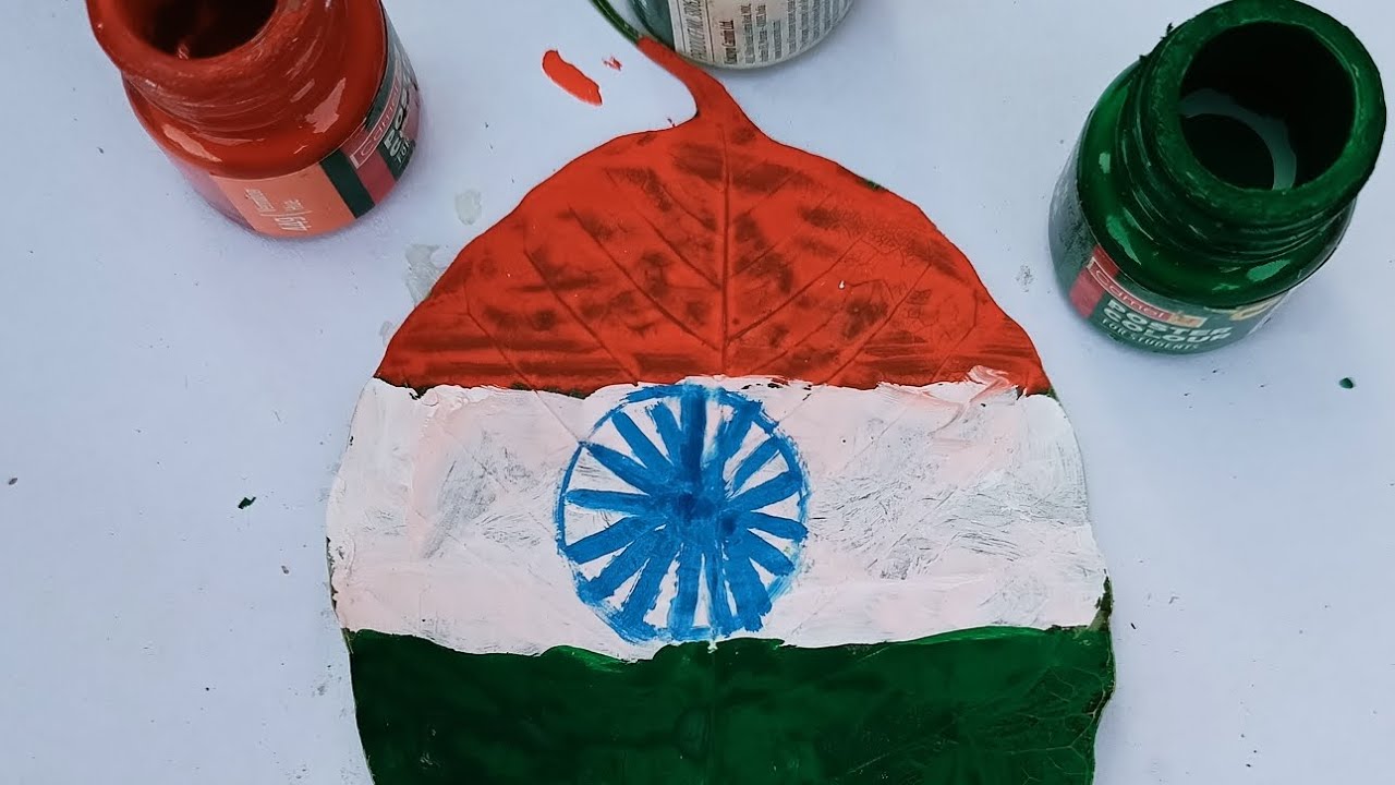 Colourful beauty pipal ke patte per flag 🇨🇮🇨🇮🌎🇨🇮#drawing!! - YouTube