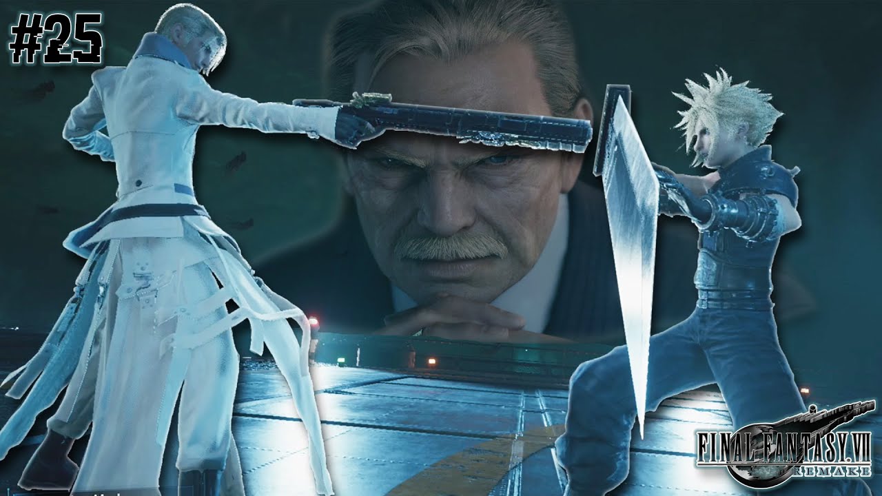 President Shinra's Son!? [Rufus Shinra Boss Fight] | Final Fantasy 7 ...