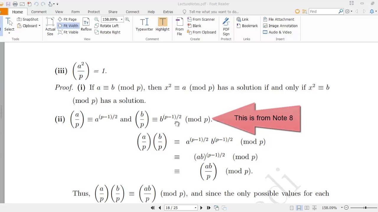 Number Theory 2: Eighth Lecture (Legendre Symbol and Chinese Remainder ...