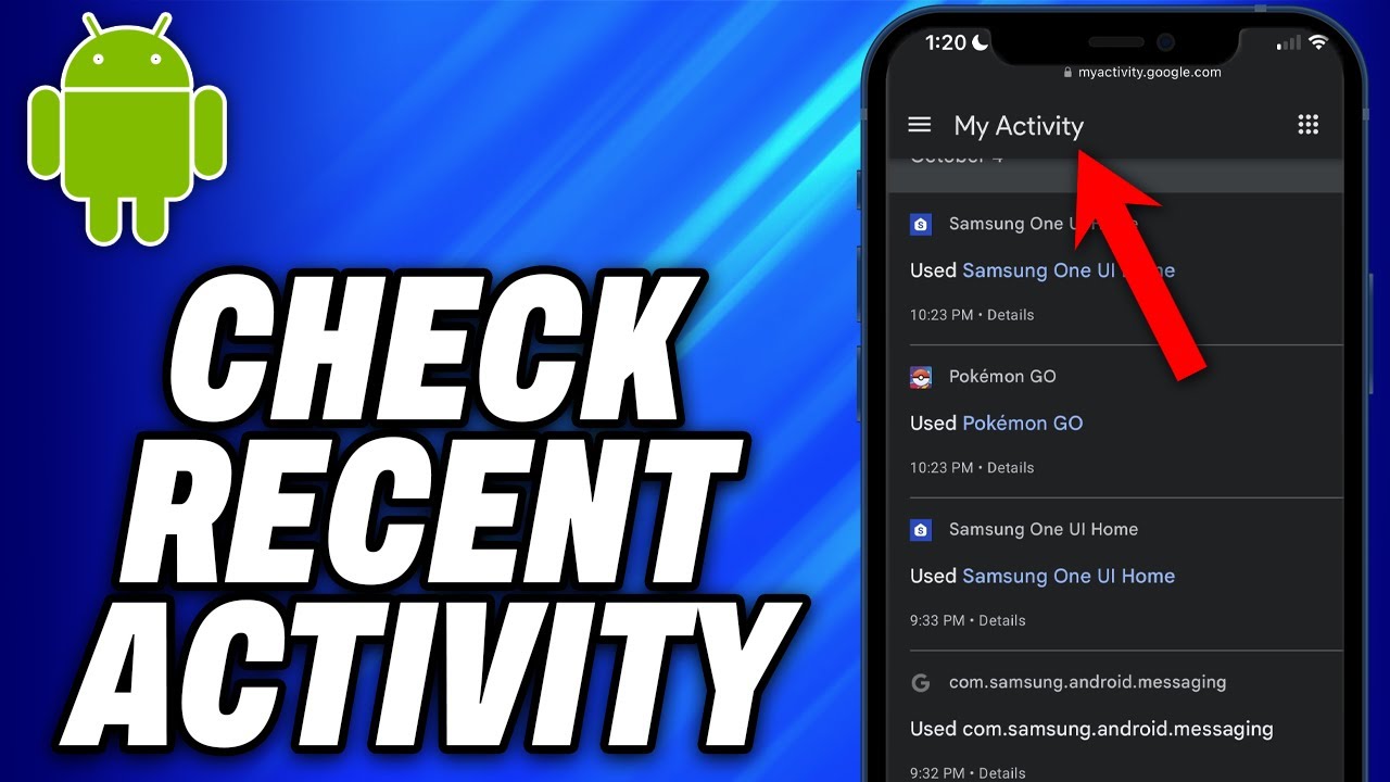 How To Check Recent Activity on Android Phone -Easy Fix - YouTube