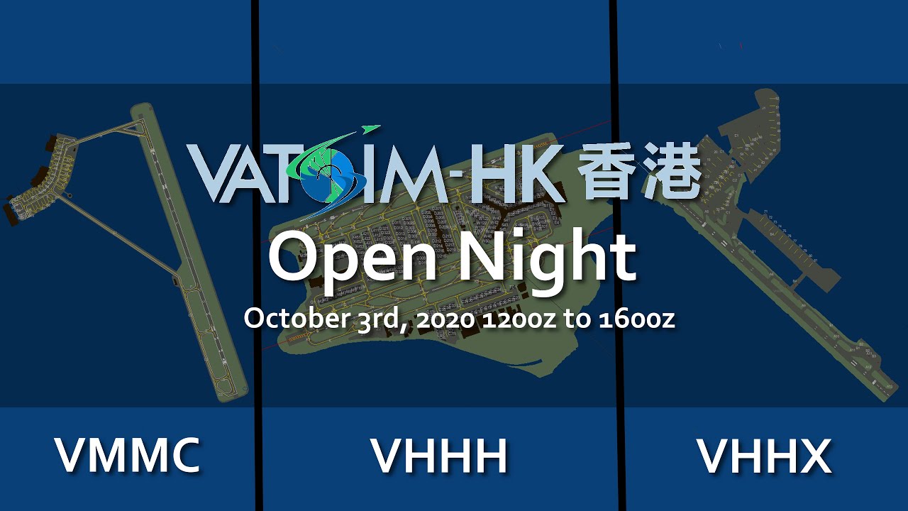 VATSIM Hong Kong Air Traffic Control Time Lapse | VATSIM-HK Open Night ...