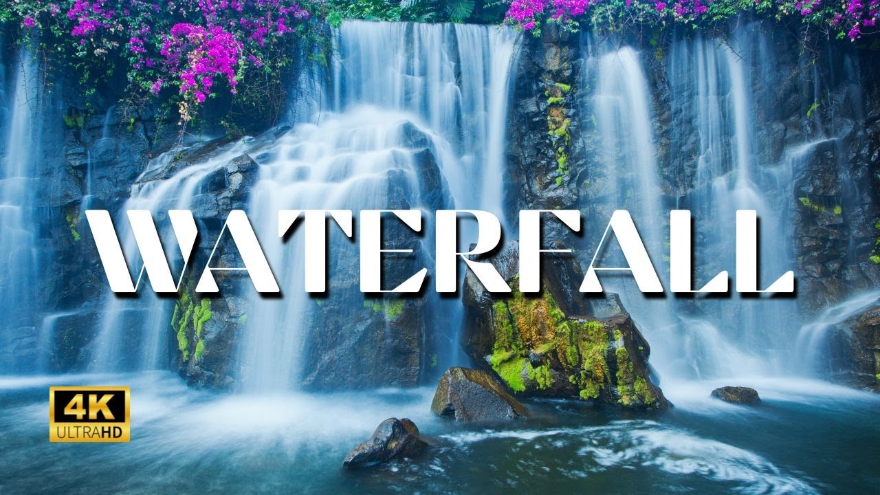WATERFALL 4K: Soothing Music For Nervous System Healing And Calmness ...