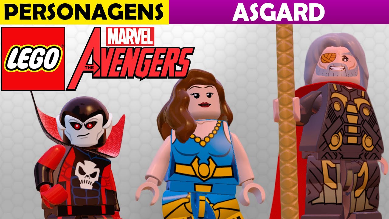 LEGO Marvel Vingadores | ASGARD | COMO DESBLOQUEAR | Odin | Destruidor ...