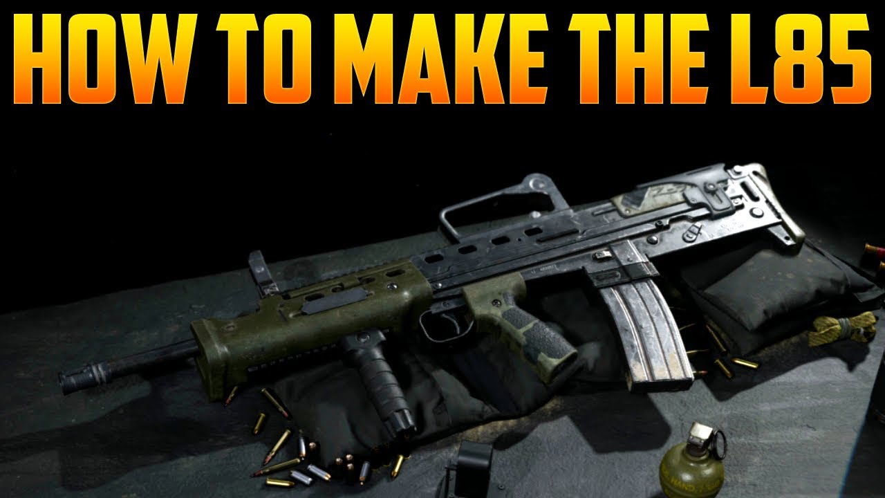 Modern Warfare | How to make the L85A2 [SA87 Blueprint] *SECRET WEAPONS ...