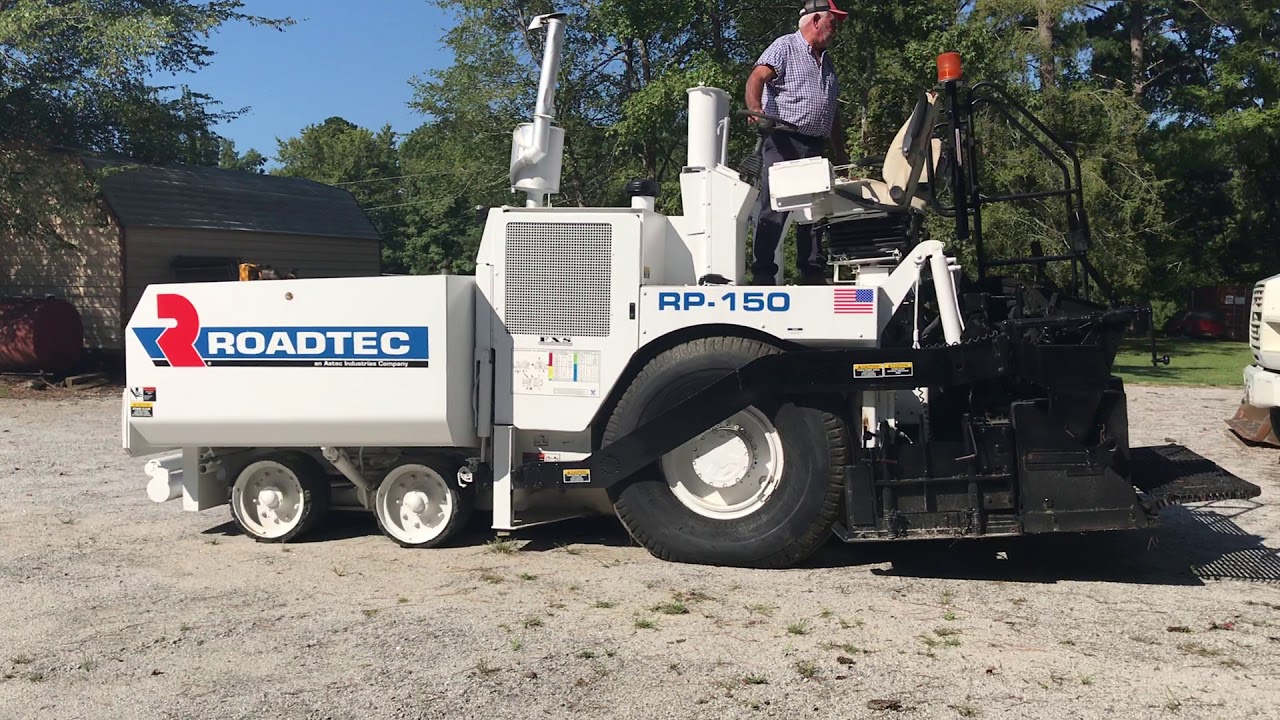 2006 RoadTec RP150 Paver - YouTube