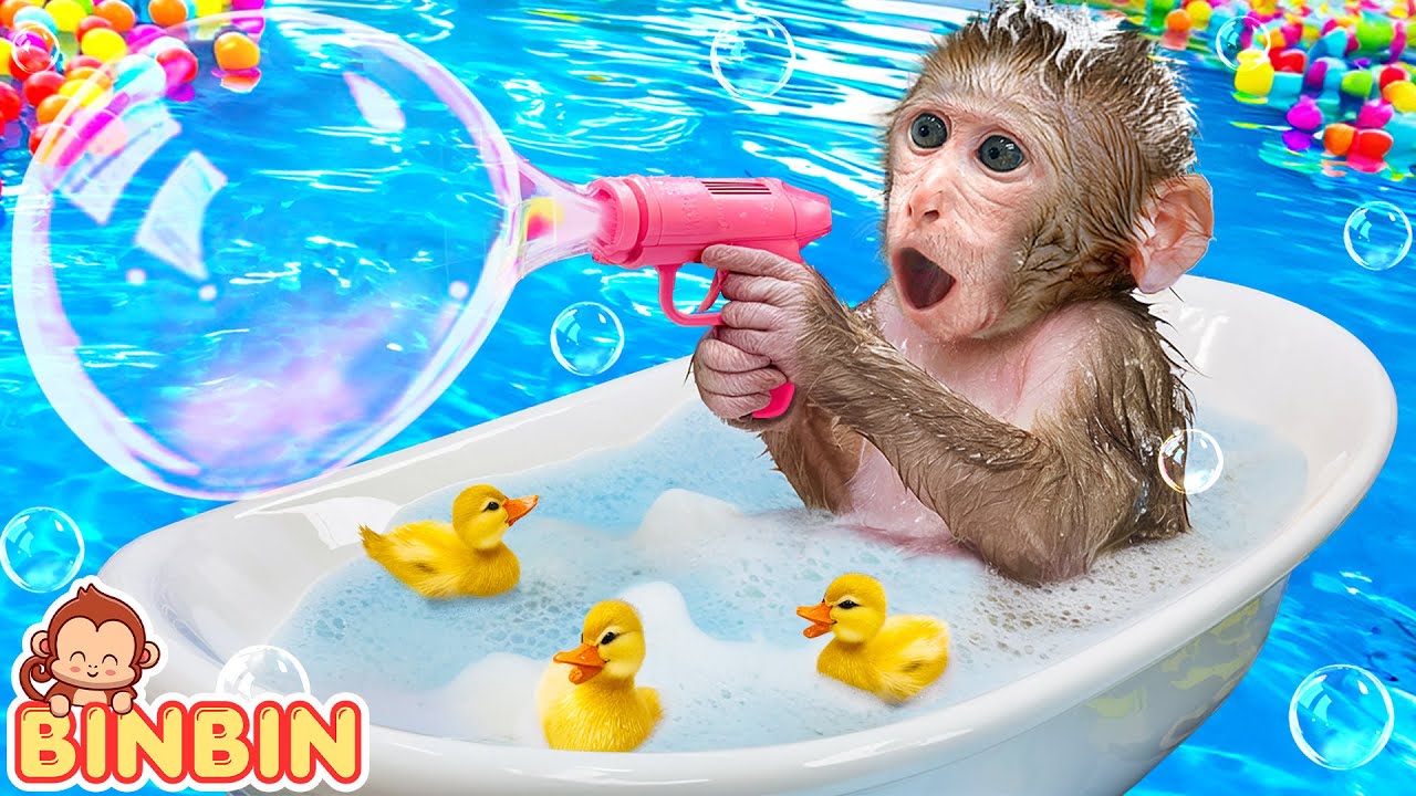 Monkey Binbin Snack Delicious Jelly And Goes Fishing Rainbow Jelly | MONO BINBIN ESP - YouTube Music