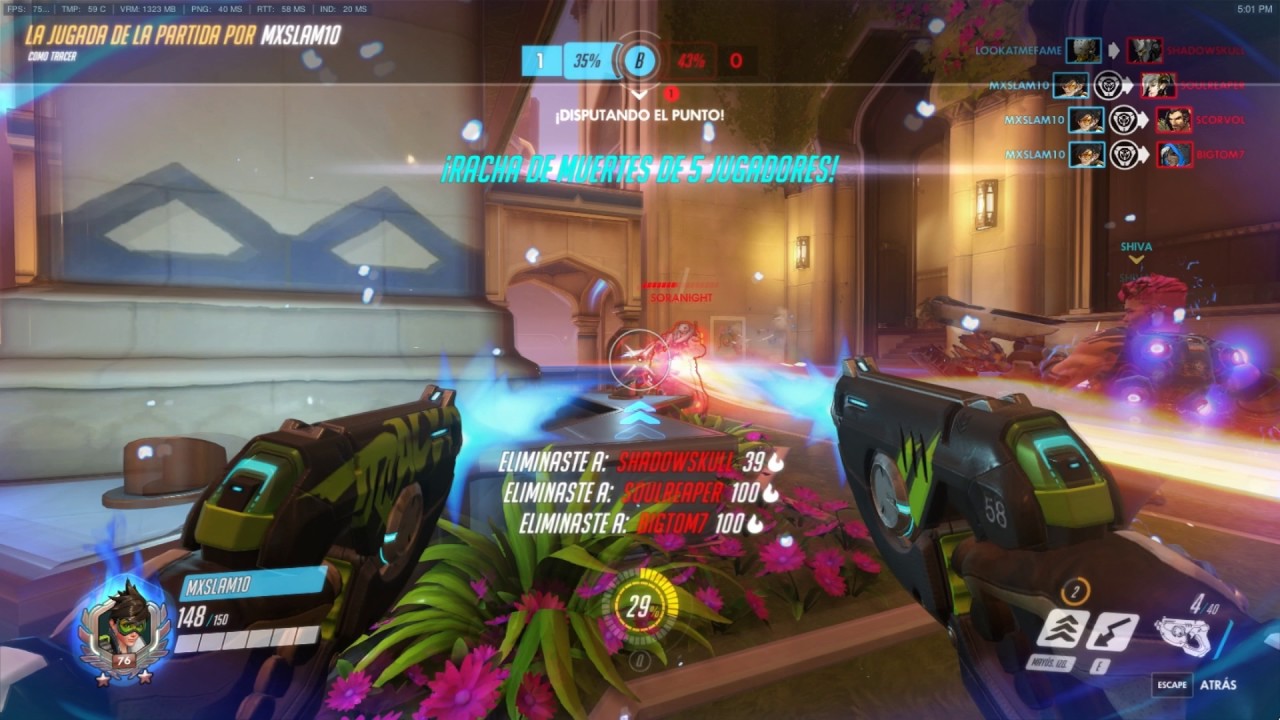 Overwatch - Tracer ULT by mXsLaM10 - YouTube