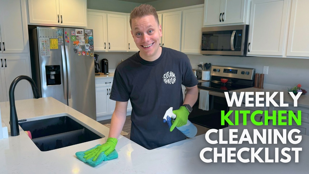 Do THIS To Keep Your Kitchen Clean! - YouTube