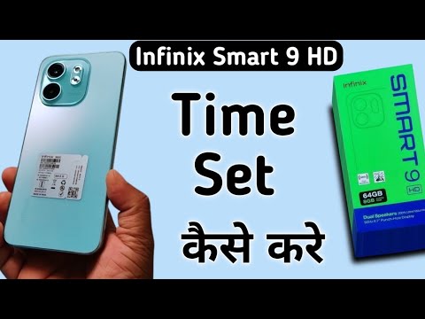 Infinix Smart 9 HD time set kaise kare, how to change date and time in ...