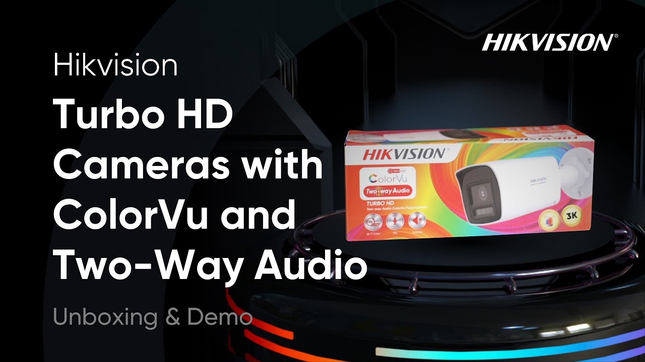 Hikvision Turbo HD Cameras with ColorVu and Two Way Audio - YouTube