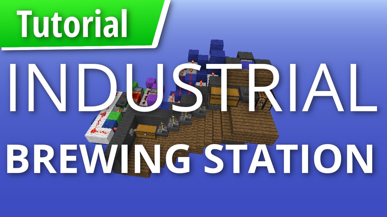 Minecraft Vollautomatische Industrie-Braumaschine/Braustand Tutorial ...