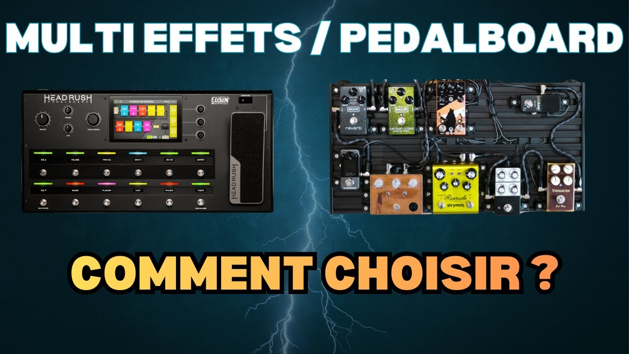 MULTI EFFETS ou PEDALBOARD ? Comment choisir ? - YouTube