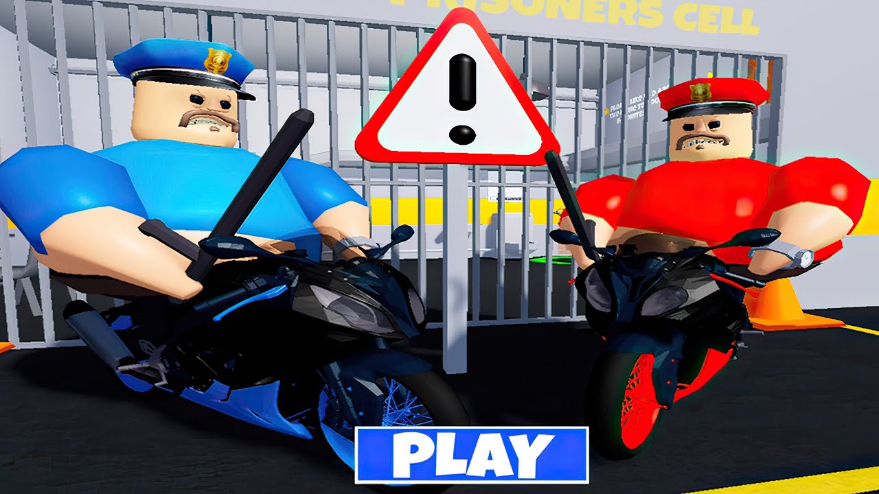 BIKER BARRY'S PRISON RUN OBBY ROBLOX - YouTube