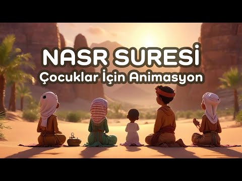 Nasr Suresi Anlamı | Zafer, Tevbe ve Allah’a Dönüş | Çocuklar İçin Animasyonlu Anlatım