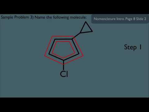 Nomenclature Cyclic Structures Organic Chemistry - YouTube