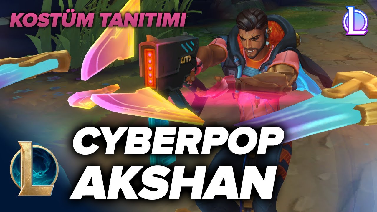 Siber Pop Akshan - Kostüm Tanıtımı | League of Legends - YouTube