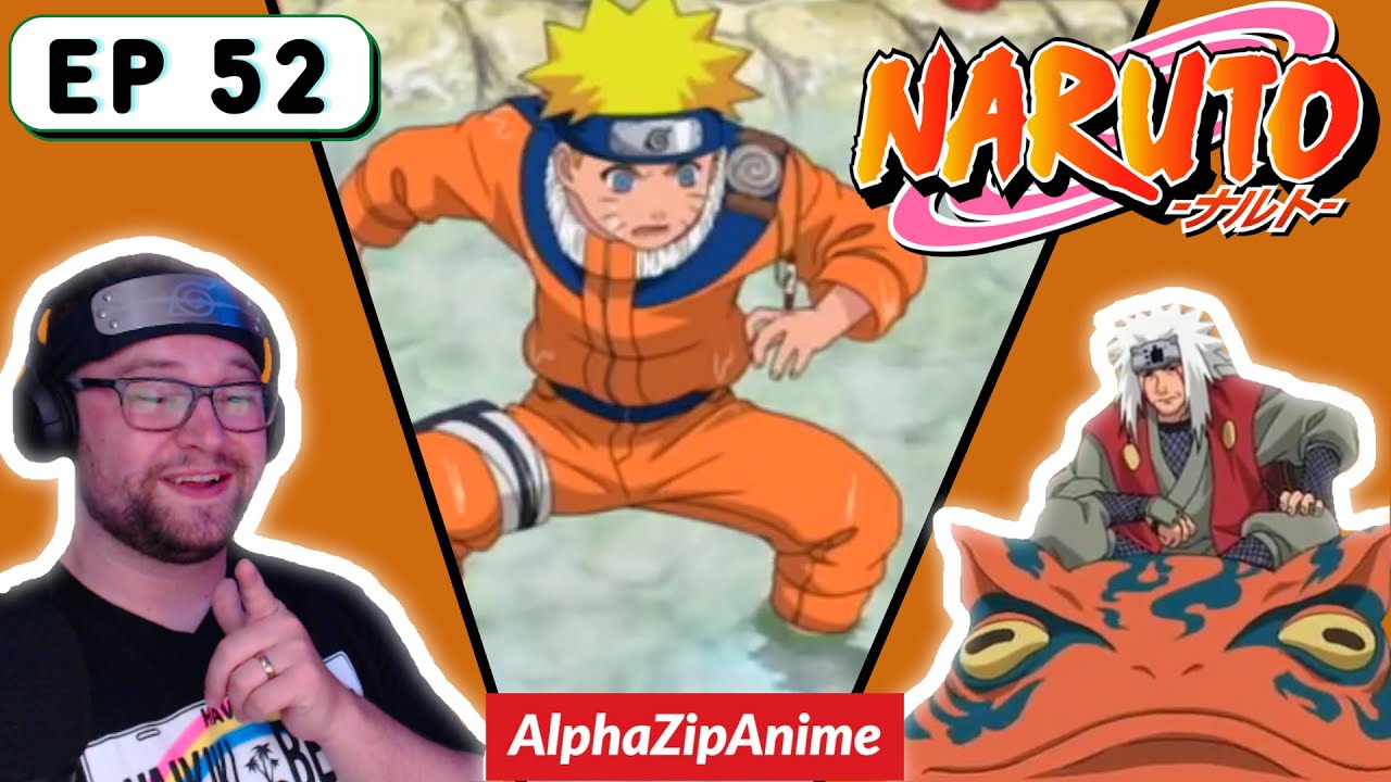 Naruto Learns To WALK ON WATER!! ENTER JIRAIYA??? Naruto Episode 52 ...