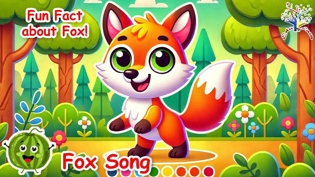 The Animal Sounds Song || Fox || Kids Nursery Rhymes | Best Learning ...