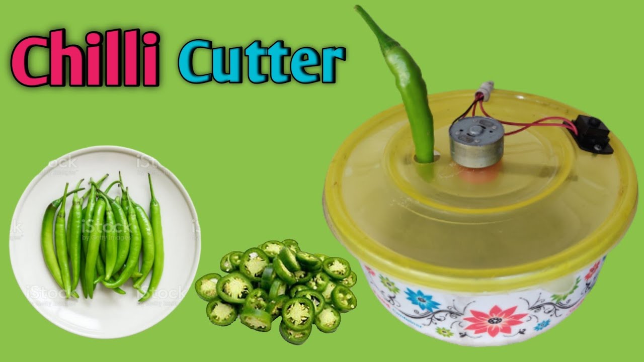 How to make mini chilli cutter At home || DIY chilli cutter || chilli ...
