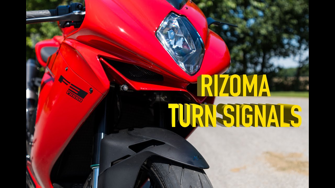 Rizoma LED Light Unit Turn Signals for the MV Agusta F3 *INSTALL* - YouTube
