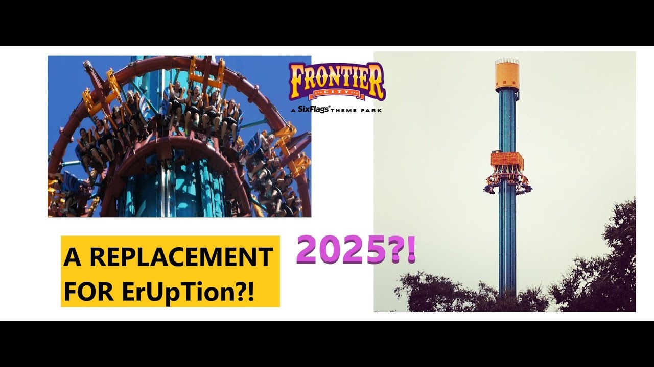 Frontier City has a replacement for Eruption with a new Intamin Sky ...