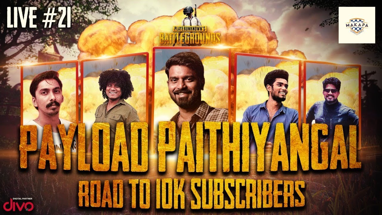 🔴 PUBG MOBILE 🔴 LIVE With #Makapa | Sam Vishal | Vijay Tv Pugazh | KPY ...