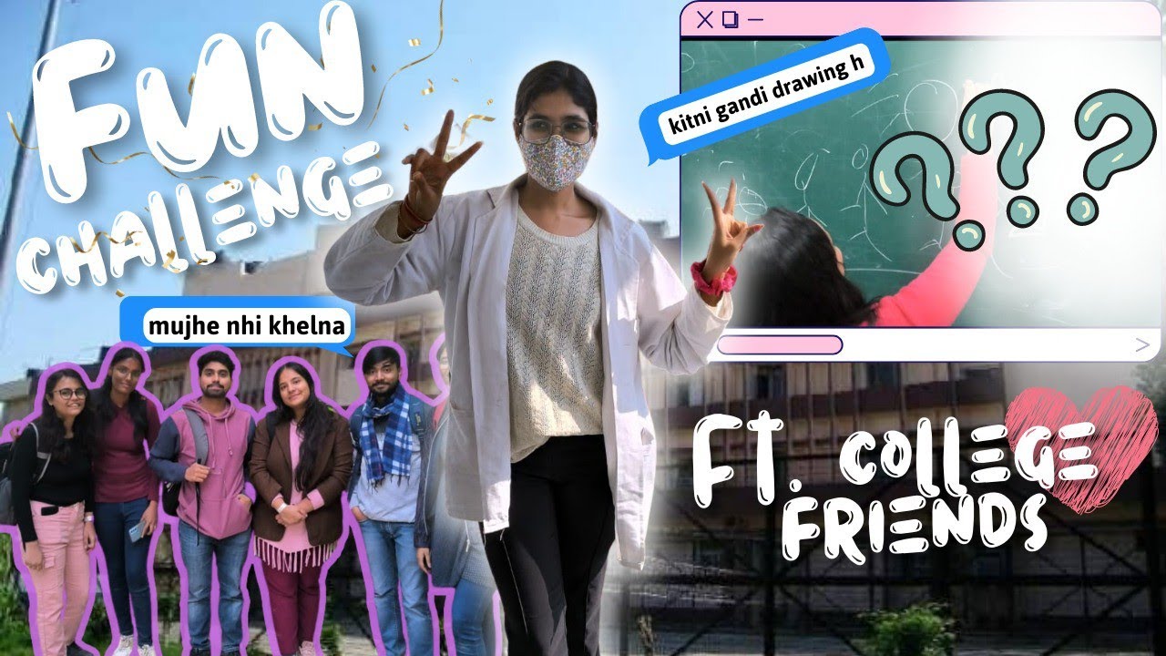 Fun in Medical college 🤪 Pictionary Challenge with college frnds😍 - YouTube