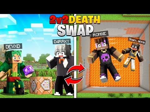 I Secretly CHEATED in Minecraft 2v2 DEATHSWAP😱