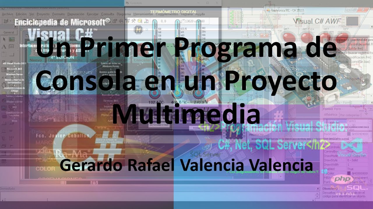 Un Primer Programa de Consola en un Proyecto Multimedia - YouTube
