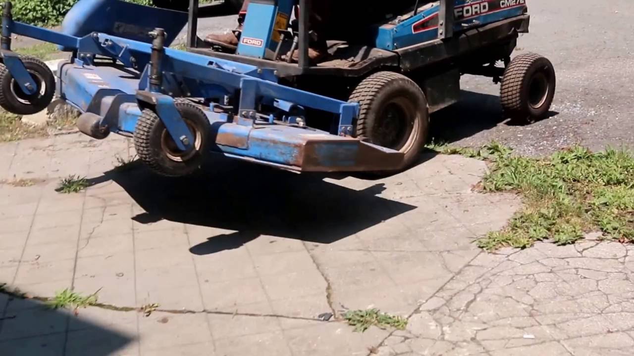 Town of Wappinger Surplus Auction 2016 Ford CM272 Mower - YouTube