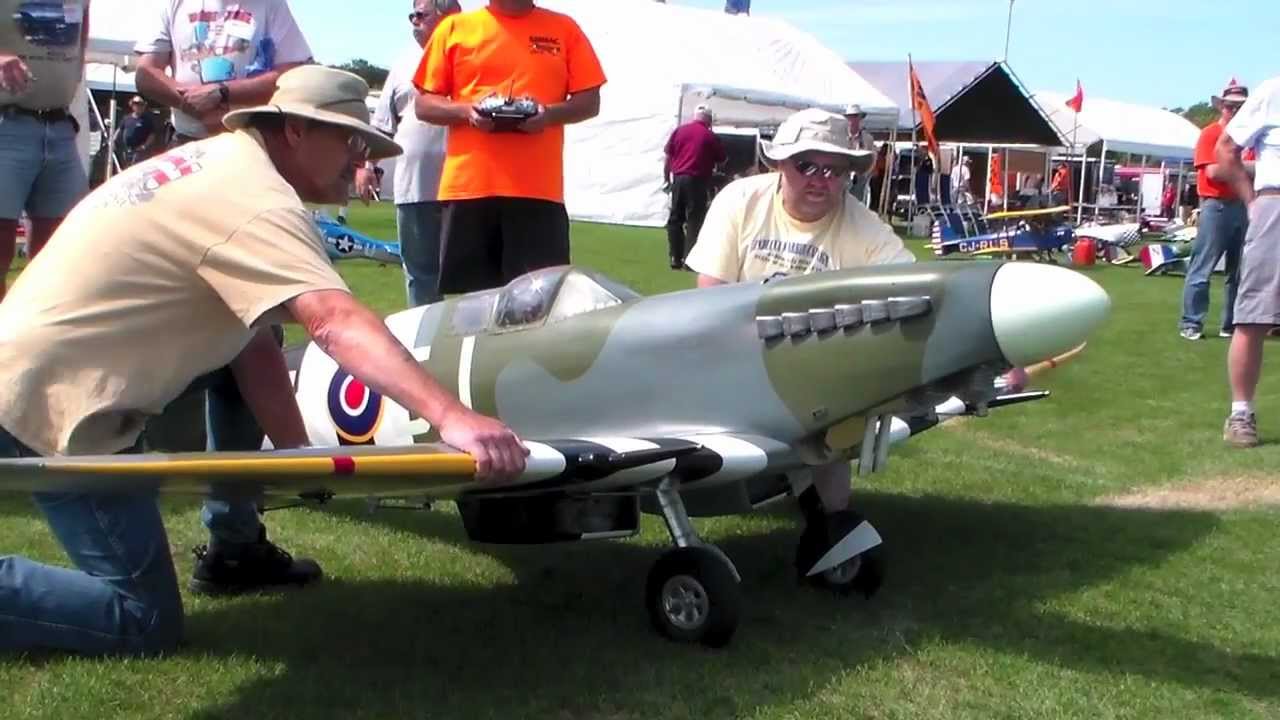 Third Scale Spitfire - YouTube