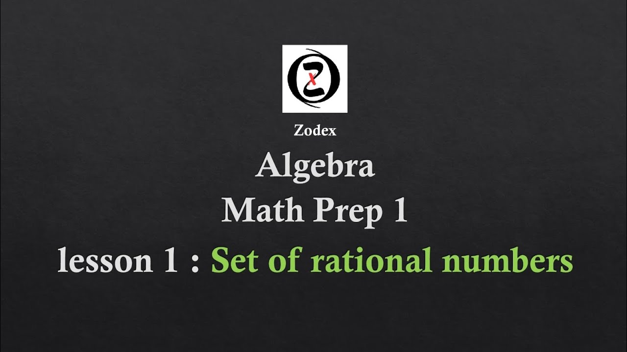 Set of rational numbers || lesson 1 || Prep 1|| maths - YouTube