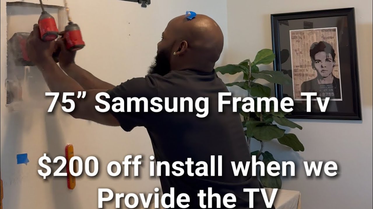 Come deliver & install a Samsung Frame Tv with us! (Full video) - YouTube