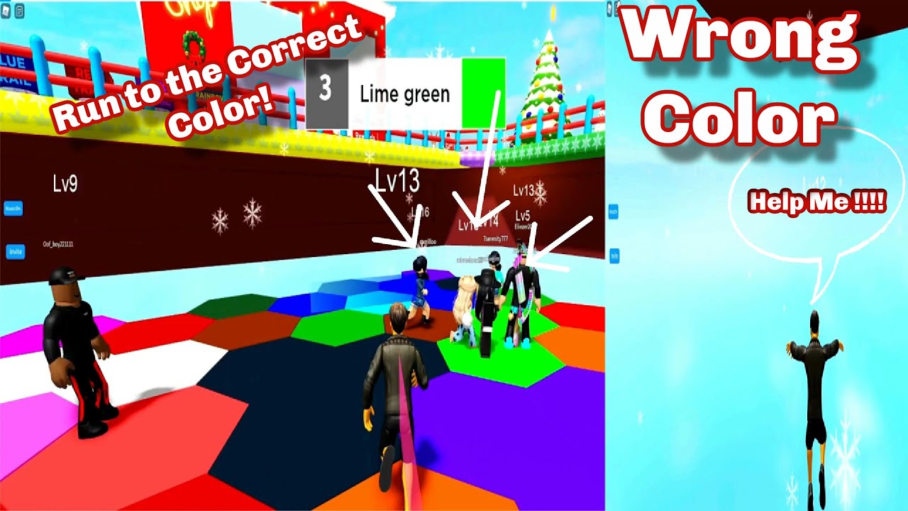 Let's play Roblox Color Block/Run to the correct color or Else? - YouTube