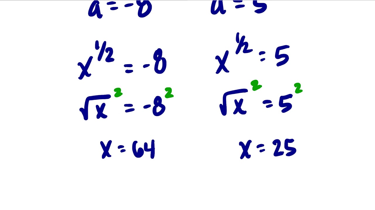 Solving Quadratic-like Equations - YouTube