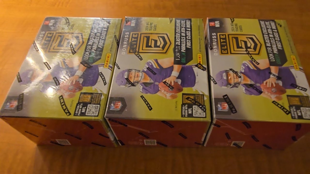 2024 Donruss Elite Football Blaster Boxes!! Auto Pull!!! - YouTube