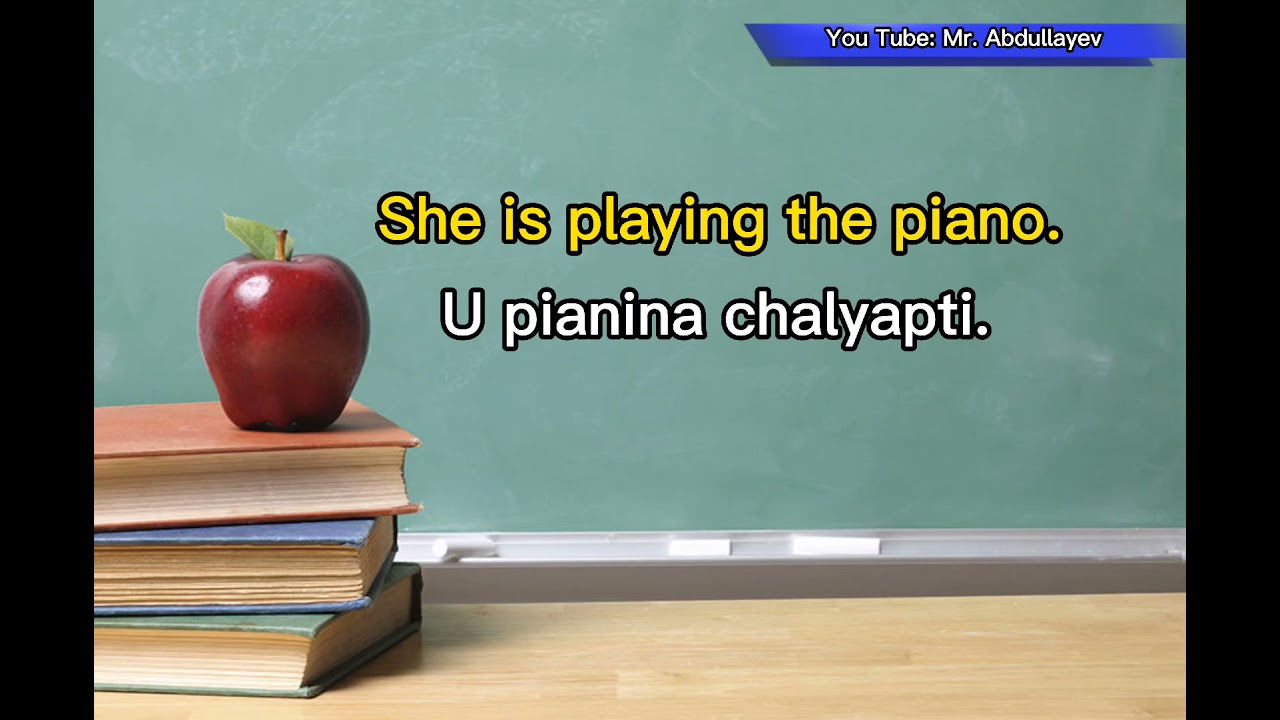 English Short Dialogue | At home (1) - Present Continuous - YouTube