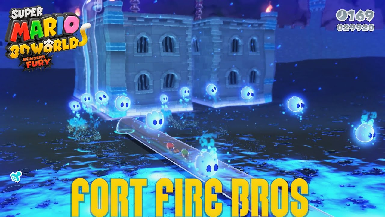 Super Mario™ 3D World + Bowser’s Fury - Fort Fire Bros. (WORLD CASTLE ...