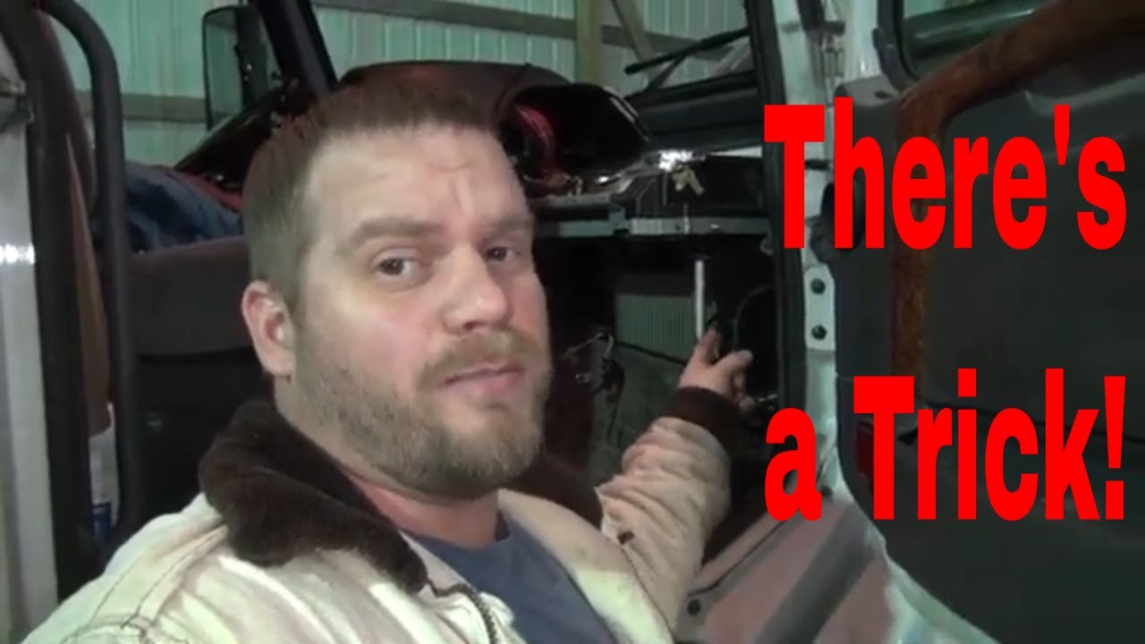 Volvo Vnl heater core replacement Easy Peasy Short cut Hack - YouTube