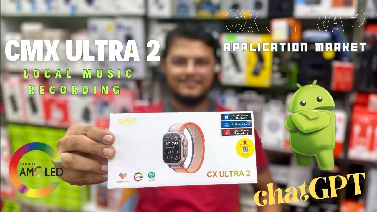CMX CX ULTRA 2 Smart Watch 2GB ROM 2.13 AMOLED ChatGPT AI Dial Local ...