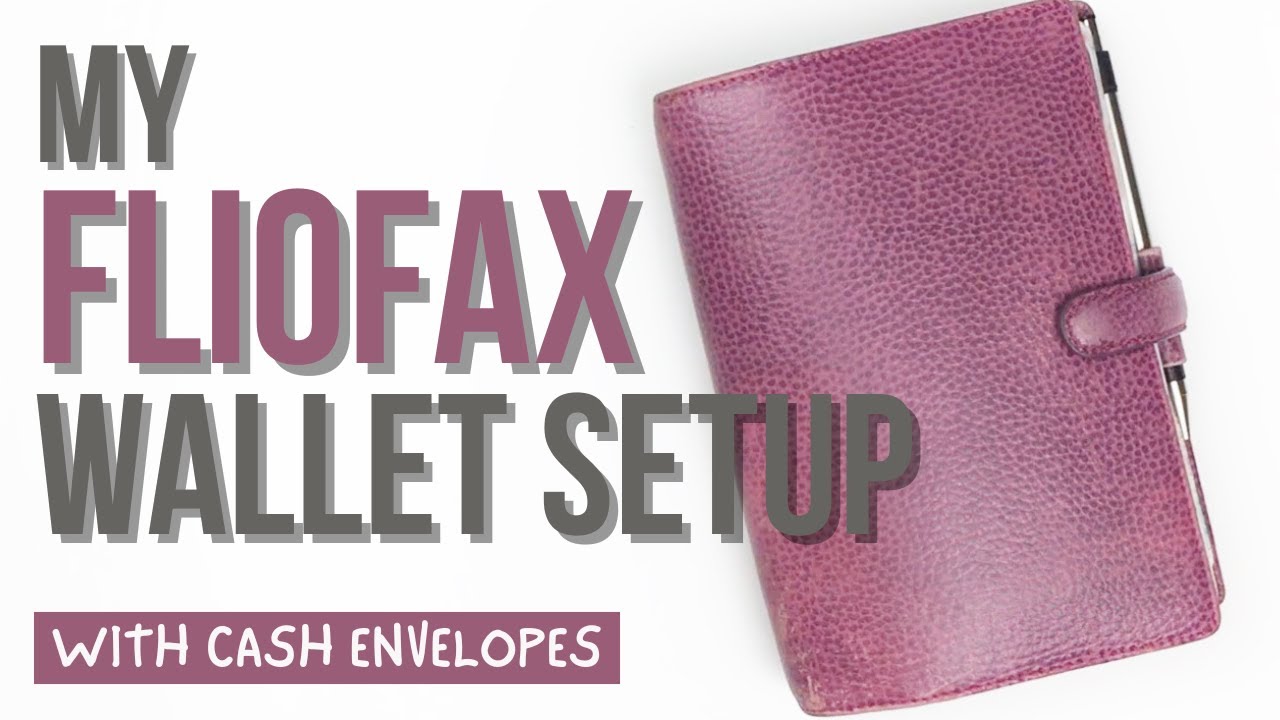 FILOFAX WALLET SETUP | Cash Envelope System in a Personal Sized Filofax ...
