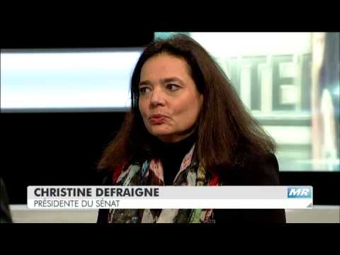 'L'Interview. Christine Defraigne, présidente du Sénat - YouTube