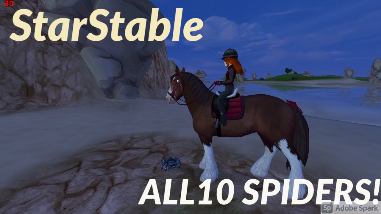 ALL the 10 SPIDERS of Hayden! {Star Stable} - YouTube