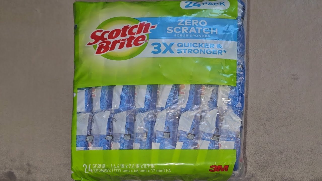 Costco Sale Item Review 3M Scotch-Brite Zero Scratch Scrub Sponges ...
